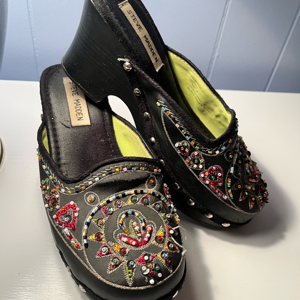 Steve Madden , Clog Shoe , Man Made Material - Gem